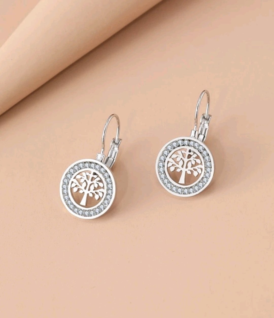 Stainless steel tree of life earring – Intimate Beauty Makeup Studio